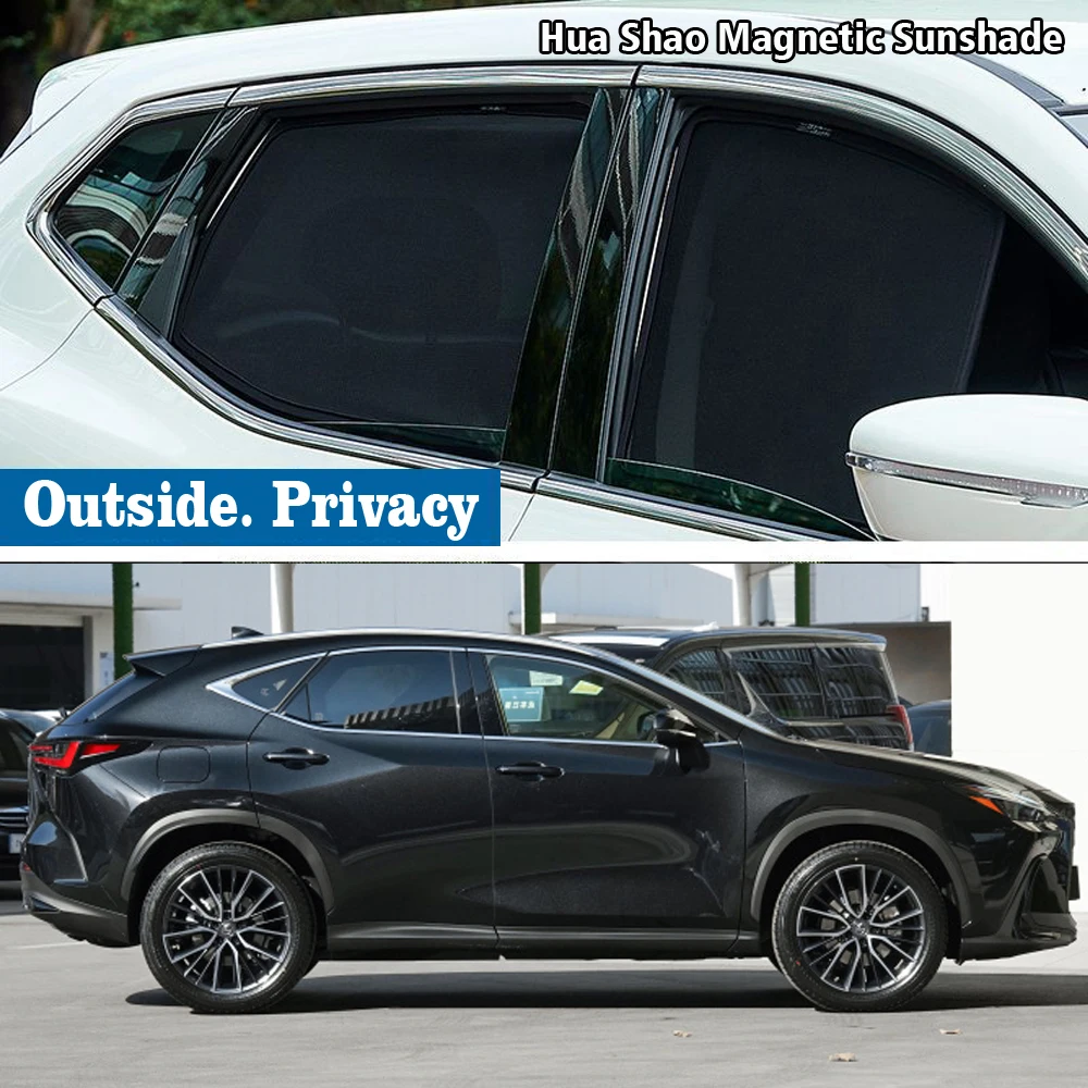 Magnetic-Car-Sunshade-Shield-Front-Windshield-Frame-Curtain-Sun-Shade ...