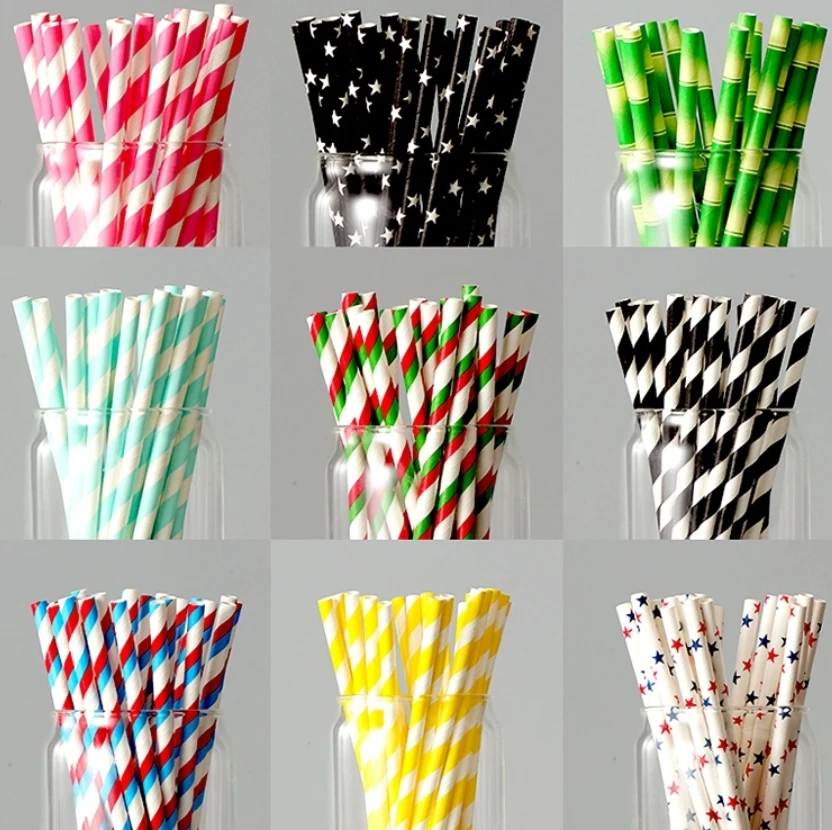 100-pieces-of-disposable-eco-friendly-creative-juice-cocktail-art-paper ...