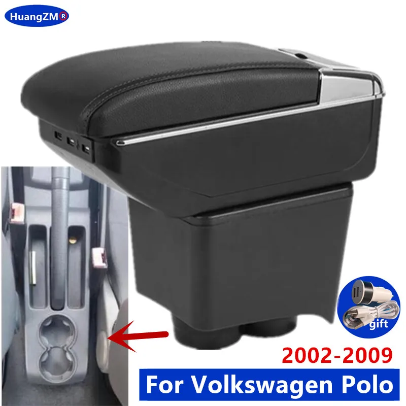 For-Volkswagen-Polo-Armrest-box-For-VW-Polo-9N-3-Mk4-Car-Armrest-box ...