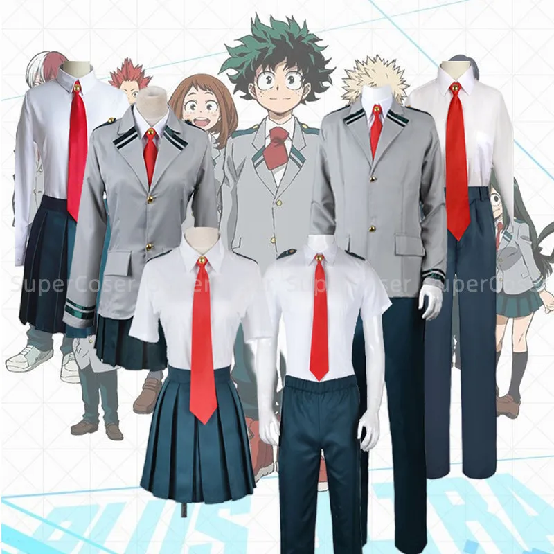 My-hero-academia-cosplay-kost-m-uniform-midoriya-izuku-bakugou-katsuki-ochaco-uraraka-per-cken ...