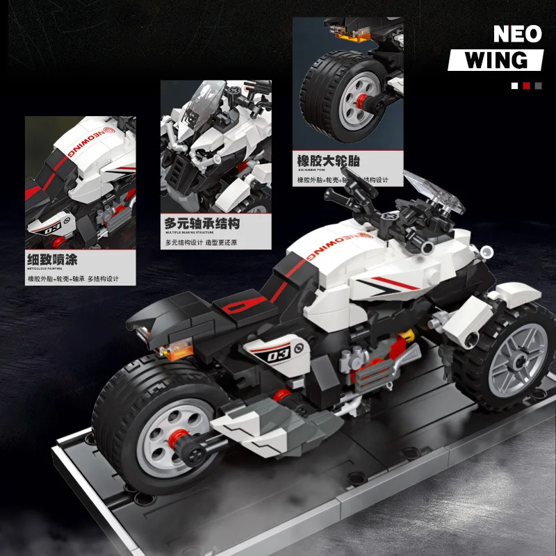 Bricks-Toys-Model-High-Tech-Mini-NEOWING-Tricycle-Motorcycle ...