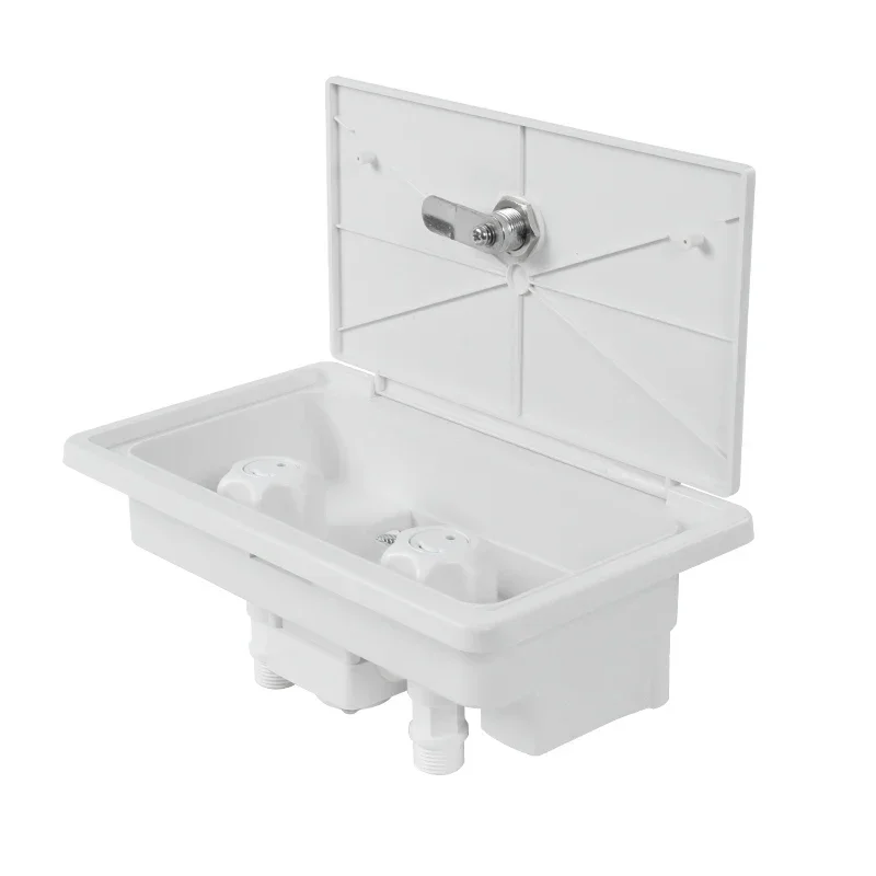 RV Water Outlet Box, Motorhome 1/2 Inch Exterior Shower Box
