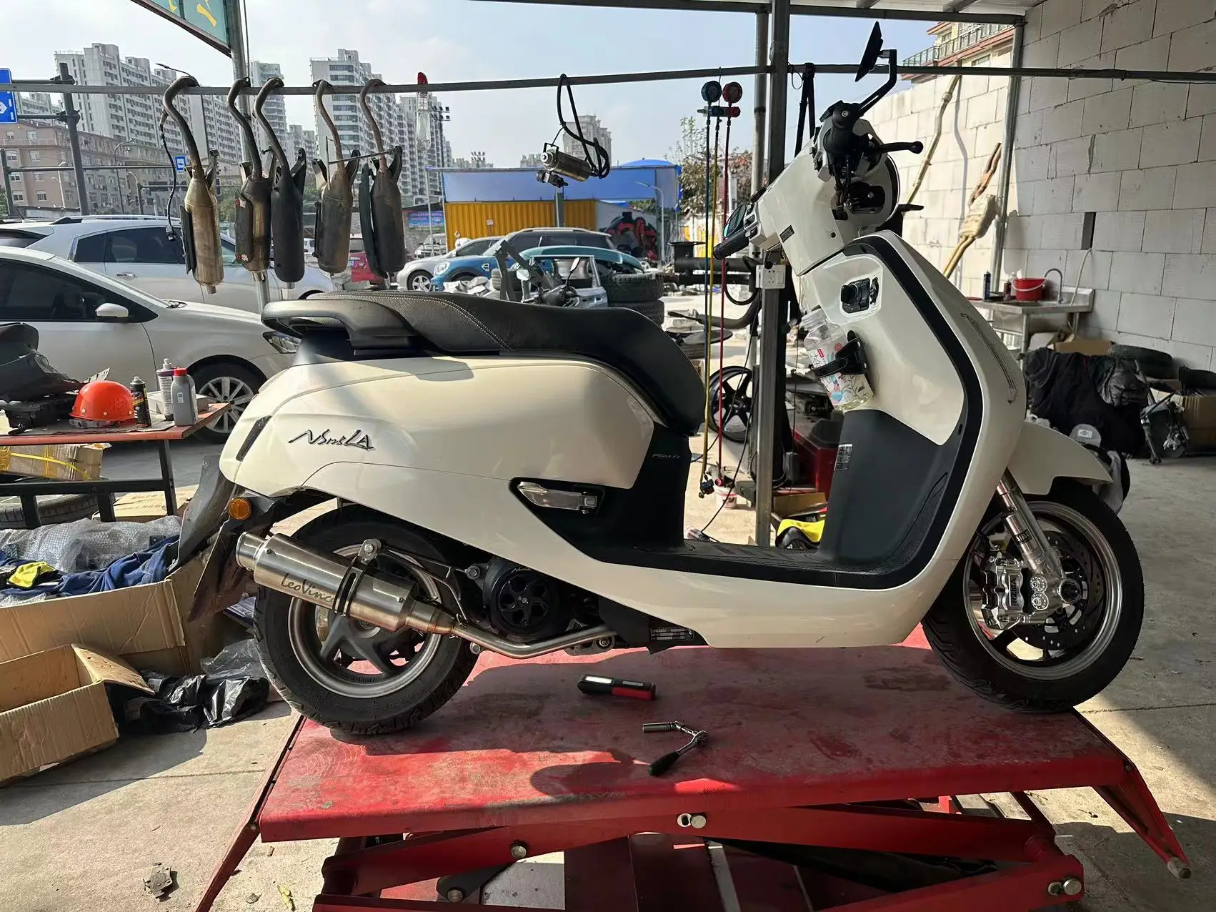 Выхлопной глушитель NS125LA для мотоцикла Honda NS125LA, 2023 | AliExpress