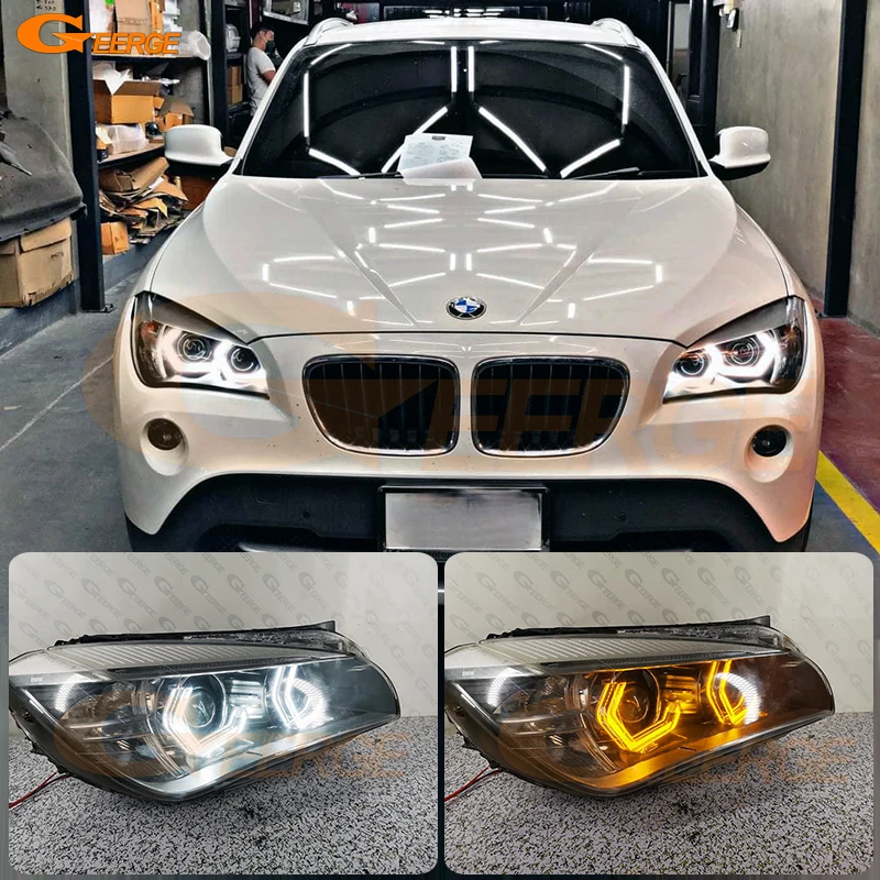 For-BMW-X1-E84-2009-2015-Xenon-Headlight-Super-Bright-3D-Hexagon-M4 ...