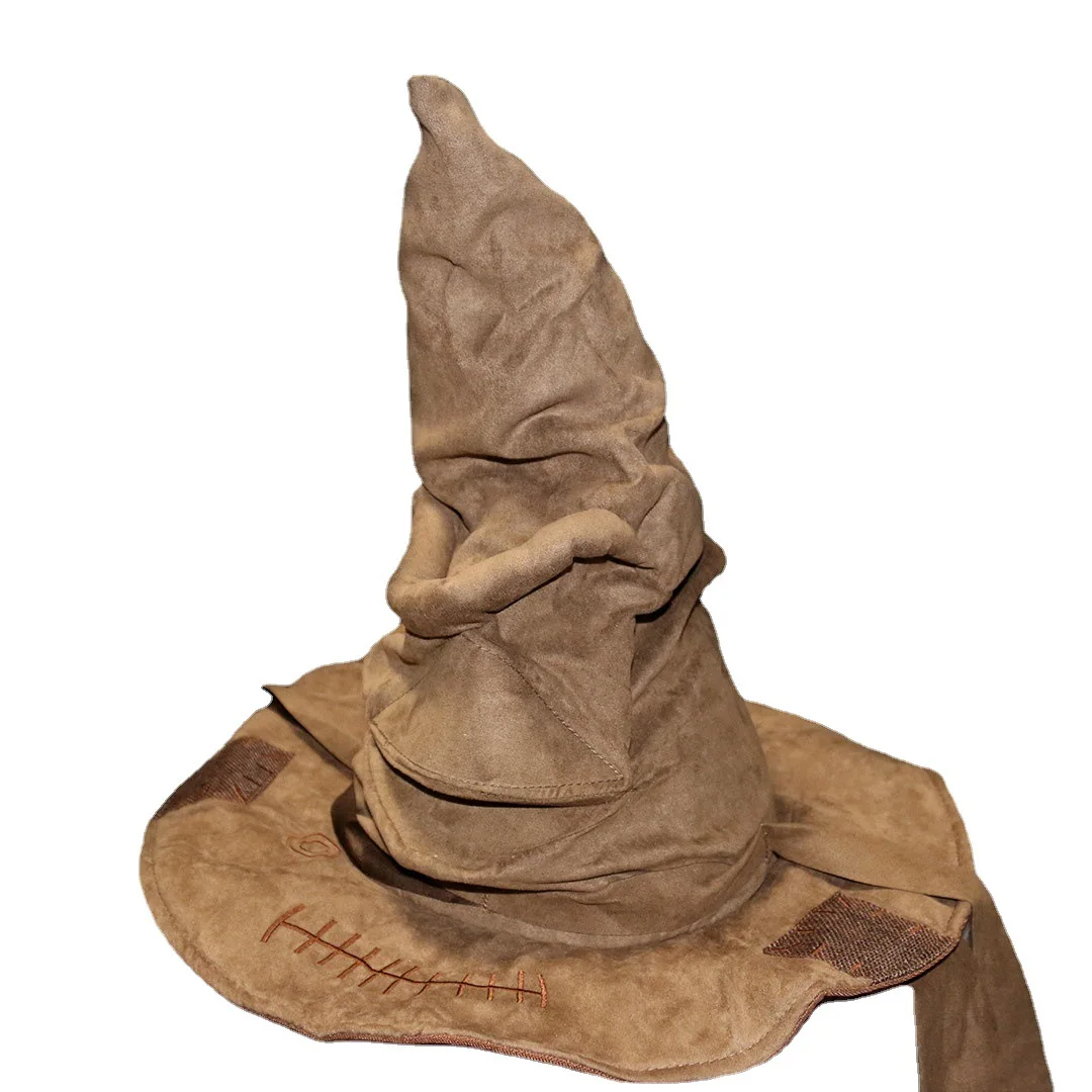 Brown Witch Wizard Hats Halloween Party Headwear Party Props Cosplay ...