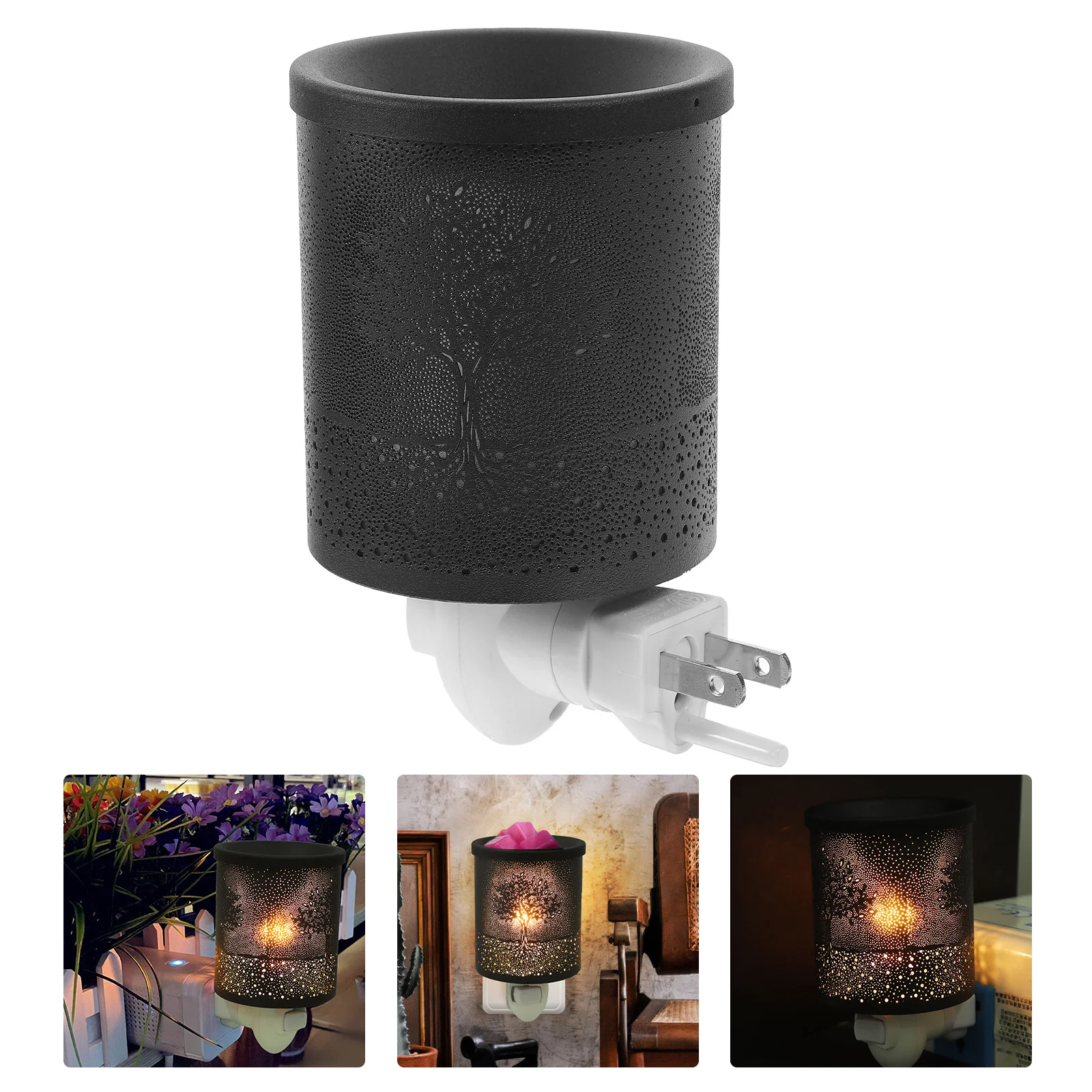 Metal-Plug-In-Wax-Warmer-Electric-Wax-Burner-Melter-Fragrance-Warmer ...