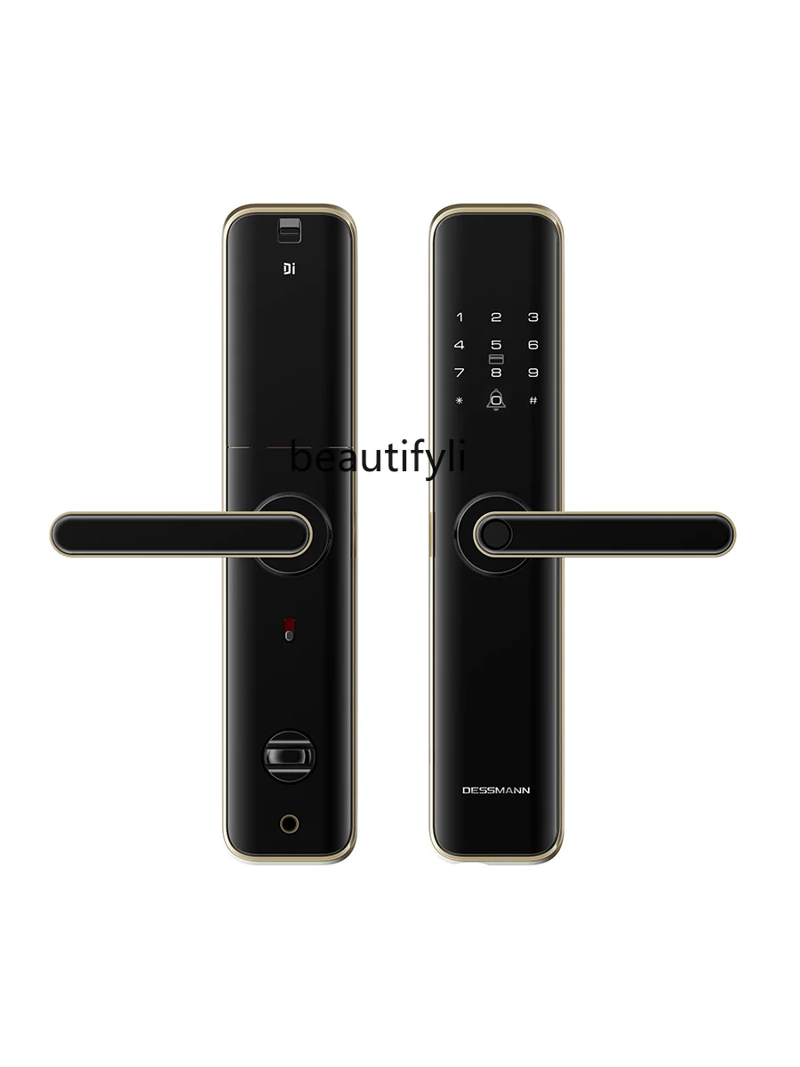 Fingerprint-Lock-Household-Anti-Theft-Door-Password-Smart-Door-Lock ...