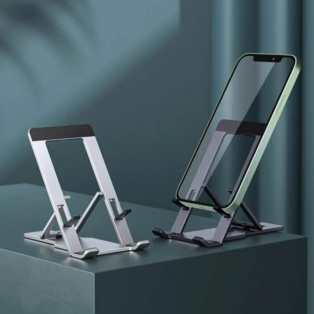 Aluminum Mobile Phone Holder Portable Aluminum Folding Phone Holder ...