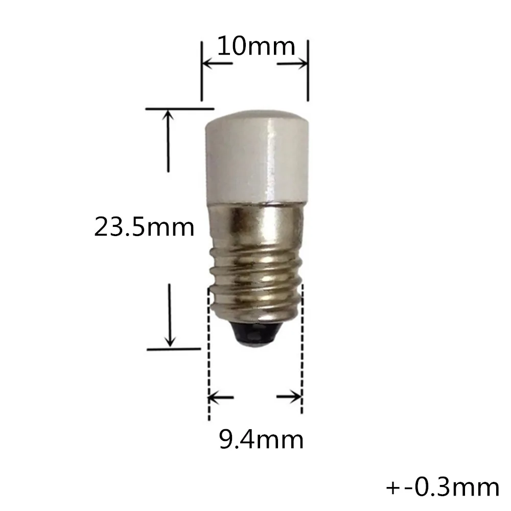 20PCS Meter Bulb E10 6.3V LED E10 12V LED BULB E10 24V LED E10 36V LED ...