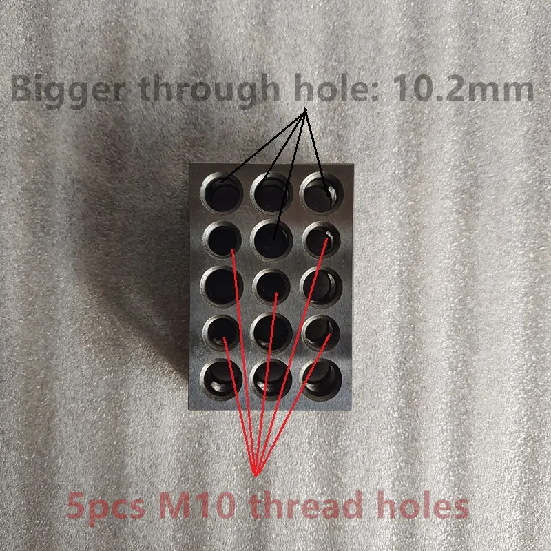 New big hole 23 holes Precision 25-50-75mm Blocks set, 1pair(2pcs ...