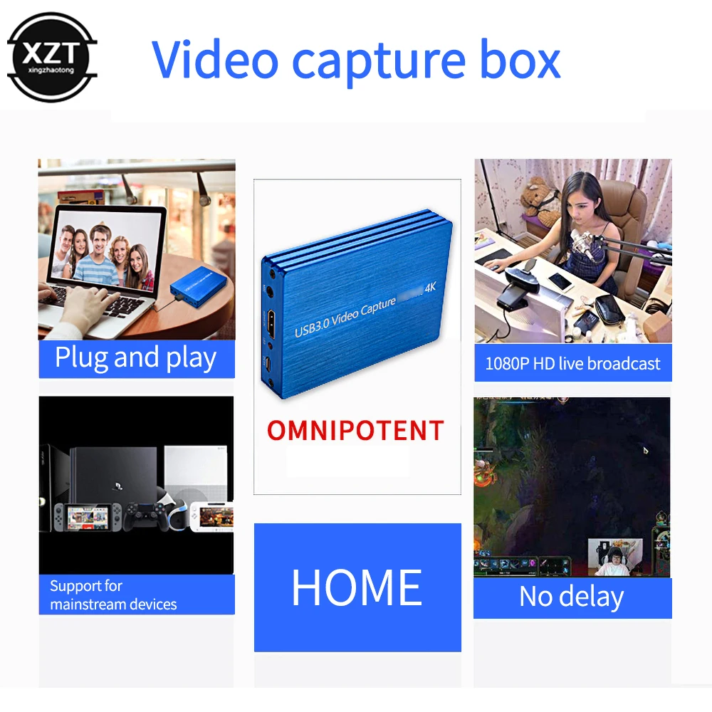 Universal-4K-HDMI-compatible-Recording-Box-USB3-0-Driver-free-Game-Live ...