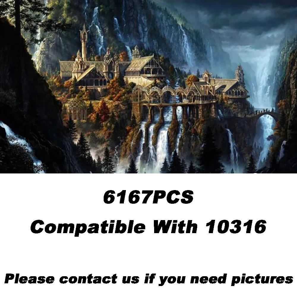 NEW-IN-STOCK-Movie-Series-Rings-Rivendell-Castle-Building-Blocks-10316 ...