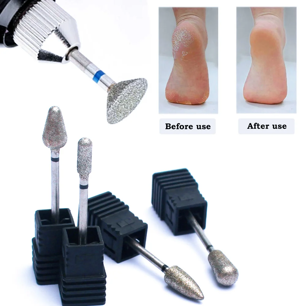 Diamond-Nail-Drill-Bit-Sanding-Band-Rotary-Burr-Foot-Rasp-Cuticle ...