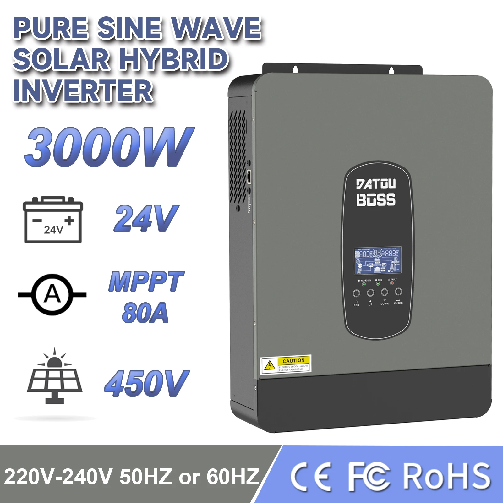 Inversor-Solar-H-brido-3000W-Inversor-de-Onda-Senoidal-Pura-DC-24V-a ...