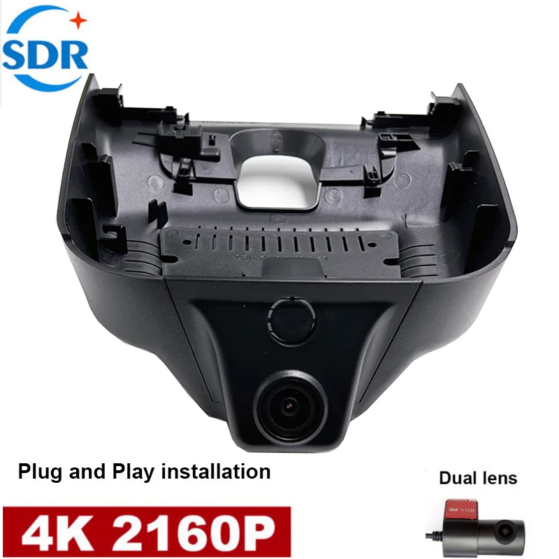 4K-HD-2160P-Plug-And-Play-Car-DVR-Wifi-Dashcam-Video-Recorder-Dual-lens ...