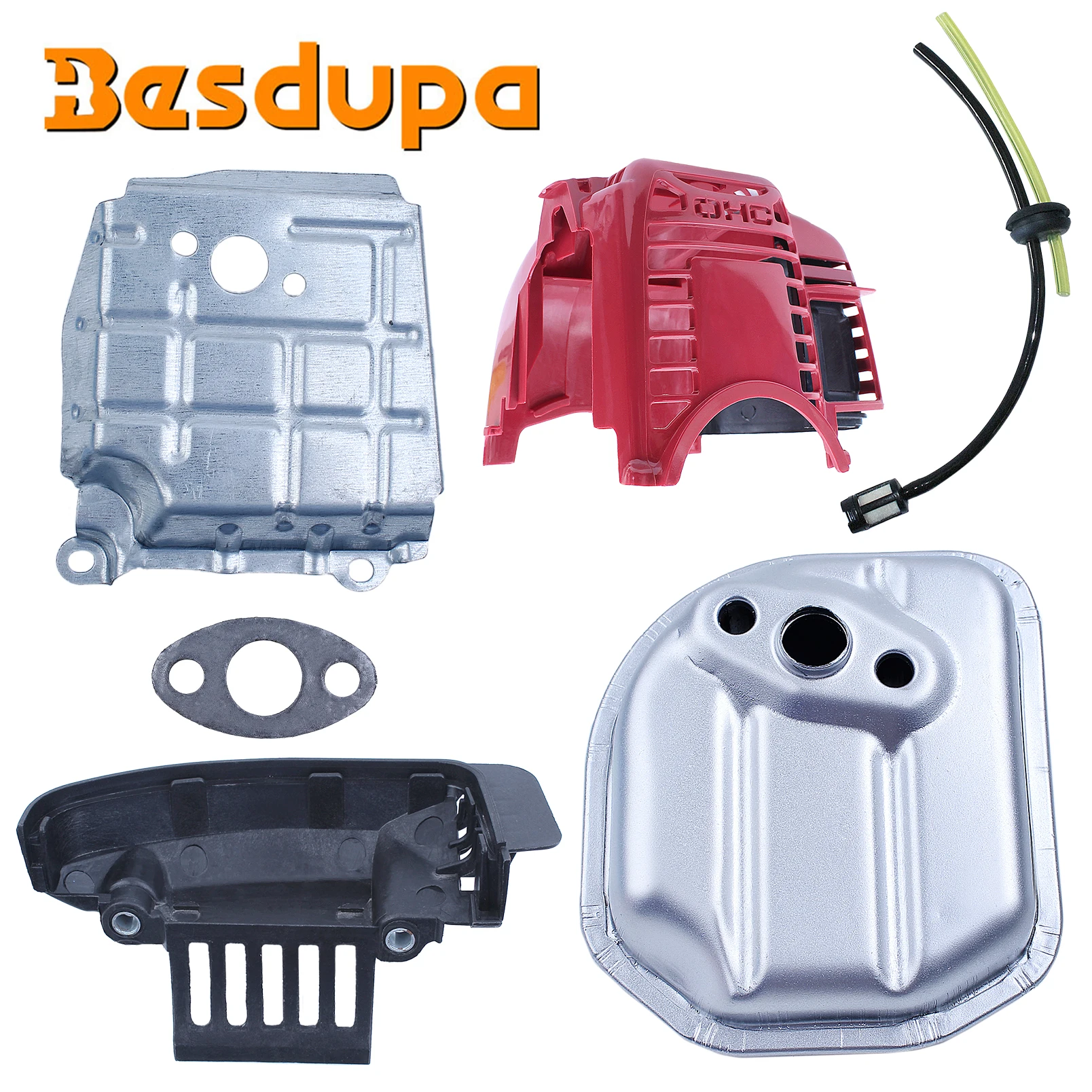 Top-Cylinder-Engine-Exhaust-Muffler-Cover-Kit-For-Honda-GX35-GX35NT ...