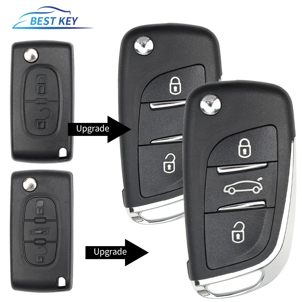 BEST-KEY-2-3BUTTON-CE0523-Modified-Key-For-Citroen-C2-C4-C5-Berlingo ...