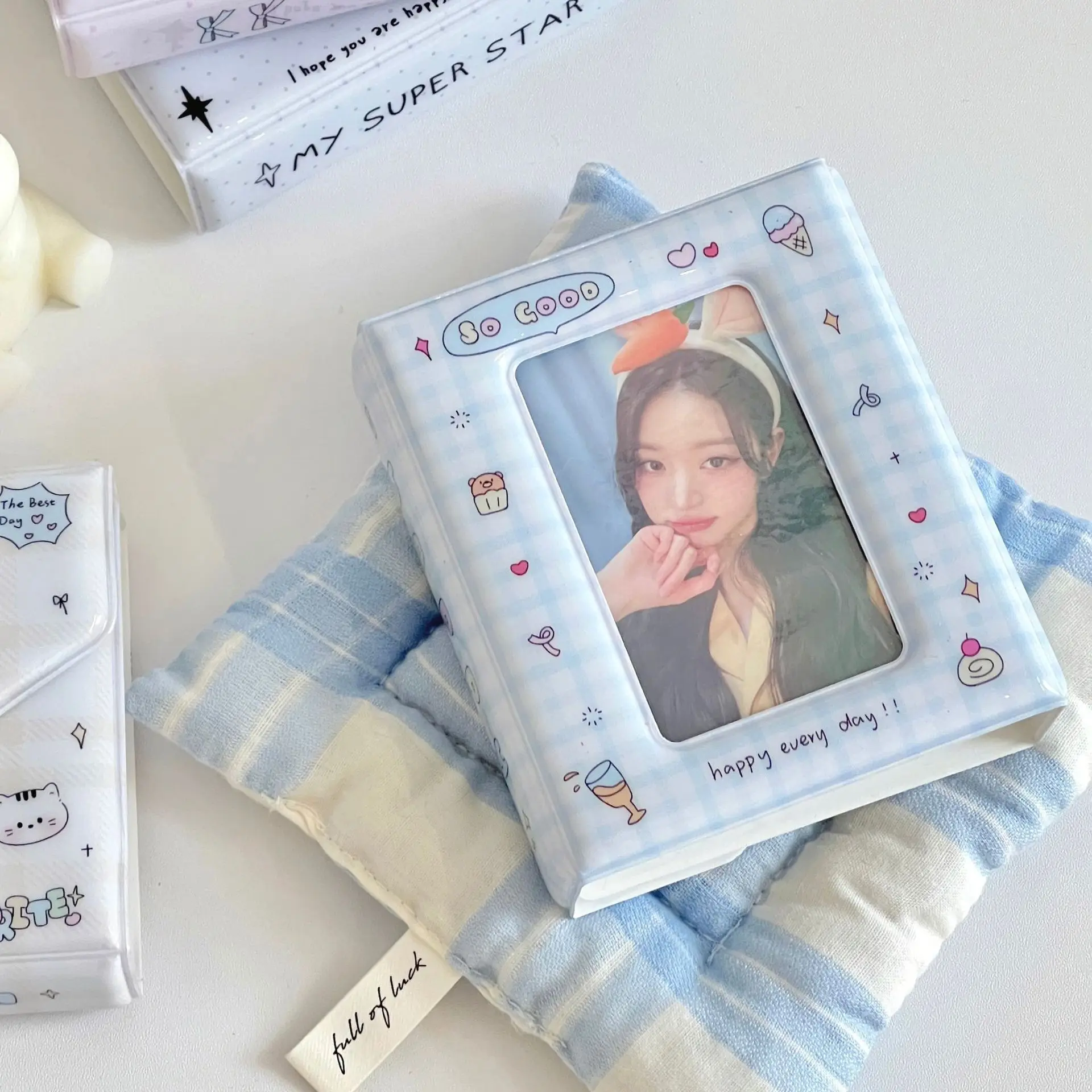 Kawaii-Cartoon-Star-Idol-Kpop-Photo-Card-Holder-Book-Cute-Photo-Album ...