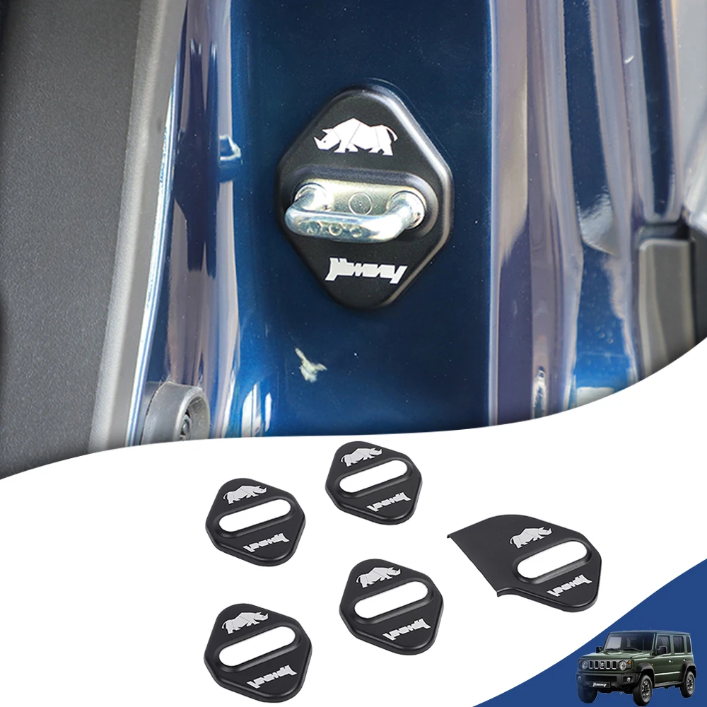 5PCS-Car-Door-Lock-Protector-Decoration-Cover-for-Suzuki-Jimny-GL-XL-5 ...