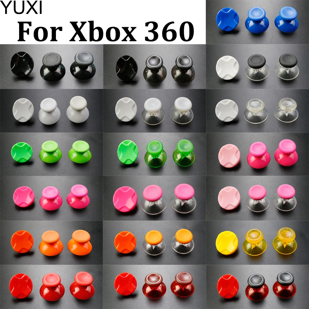 YUXI 1Set For Microsoft Xbox 360 Controller Thumbsticks Thumb Joystick ...