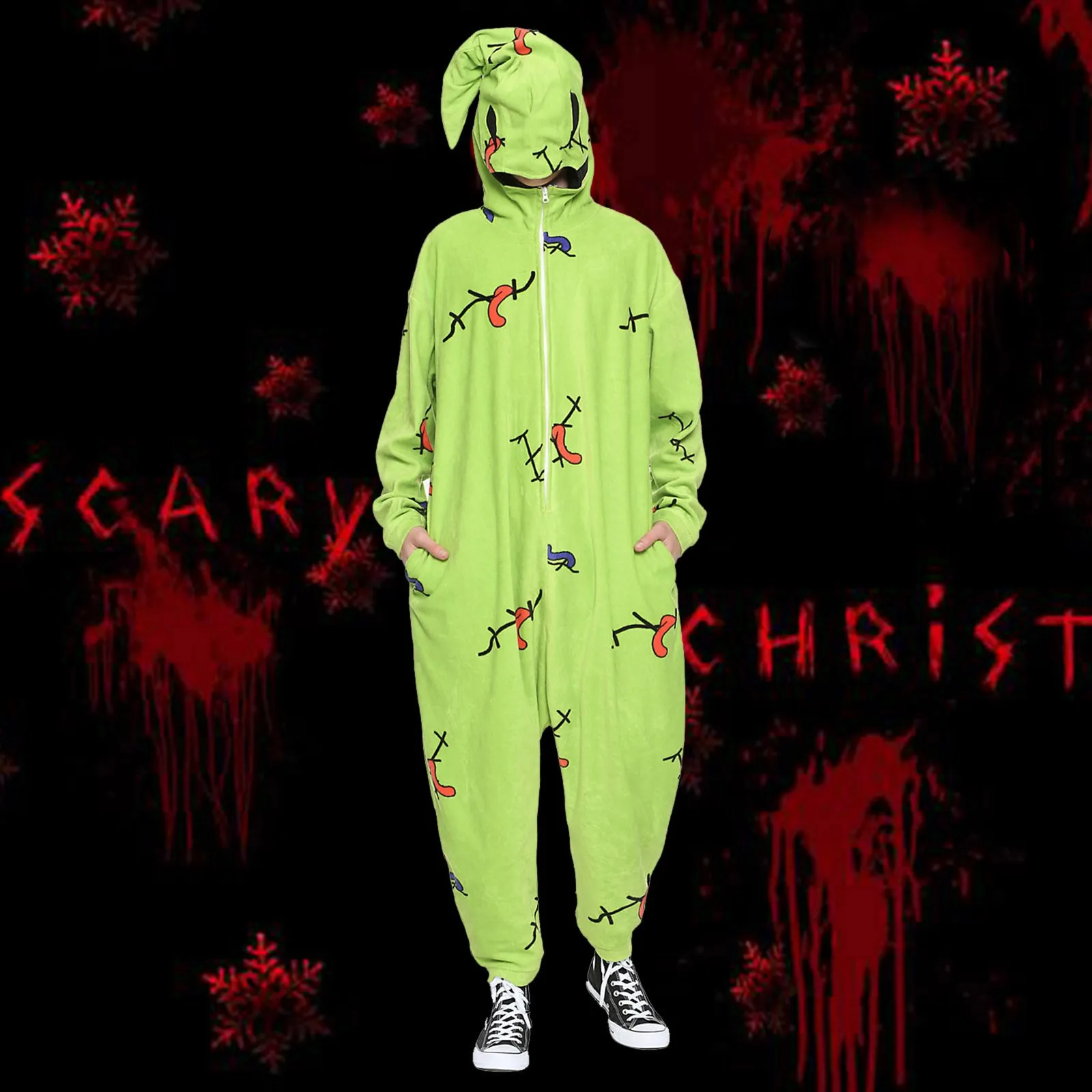 Nightmare Before Christmas Adult Onesie