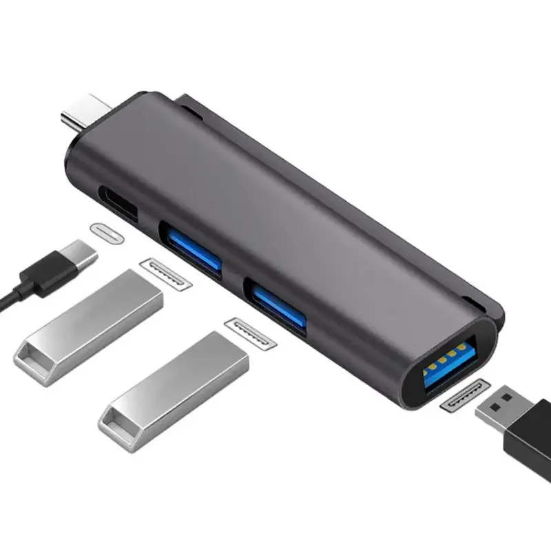 USB-Hub-Splitter-4-Port-Type-C-Docking-Station-USB3-0-Extension-HUB ...