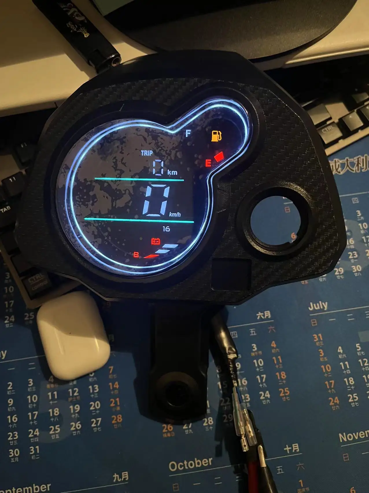For-Honda-Navi-110-Digital-Meter-Motorcycle-Tachometer-Digital ...