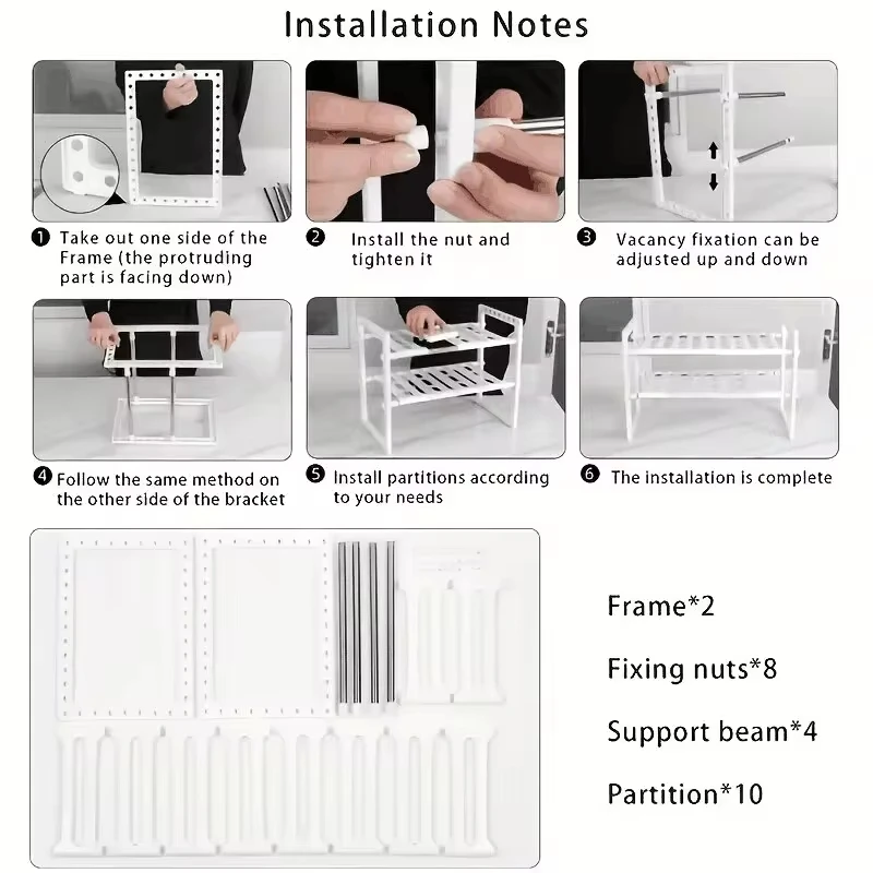 Stackable Cabinet Organizer Shelves – ALL KITCHEN THINGS