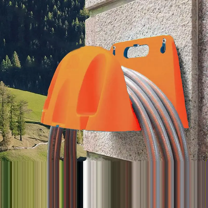 Wall-Mounted-Garden-Irrigation-Hose-Pipe-Hanger-Plastic-Rack-Tap ...
