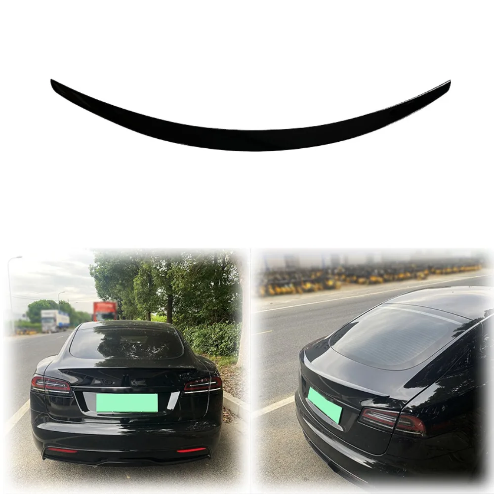 2012 To 2023 For Tesla Model S Car Rear Spoiler Wing Lip Cover High ...