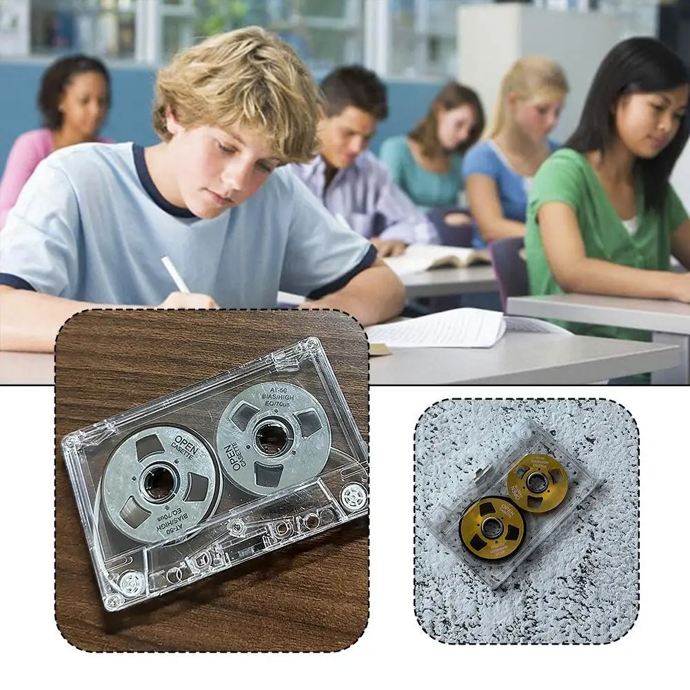 Double-sided-Metal-Cassette-Blank-Tape-Small-Open-Reel-Recording-Tape ...