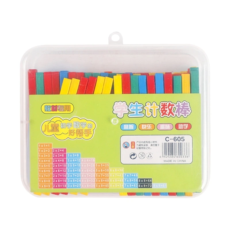 100-Pcs-Colorful-Plastic-Counting-Sticks-Mathematics-Montessori ...