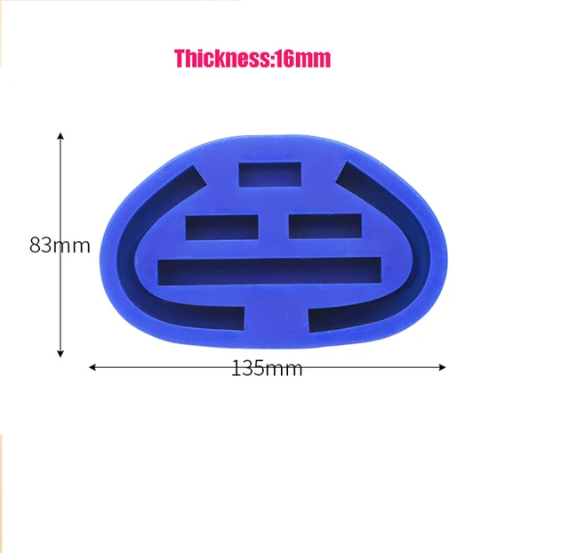 1Pc New Rubber Silicone Rubber Wax Rim Mold Dental Model Base Good ...