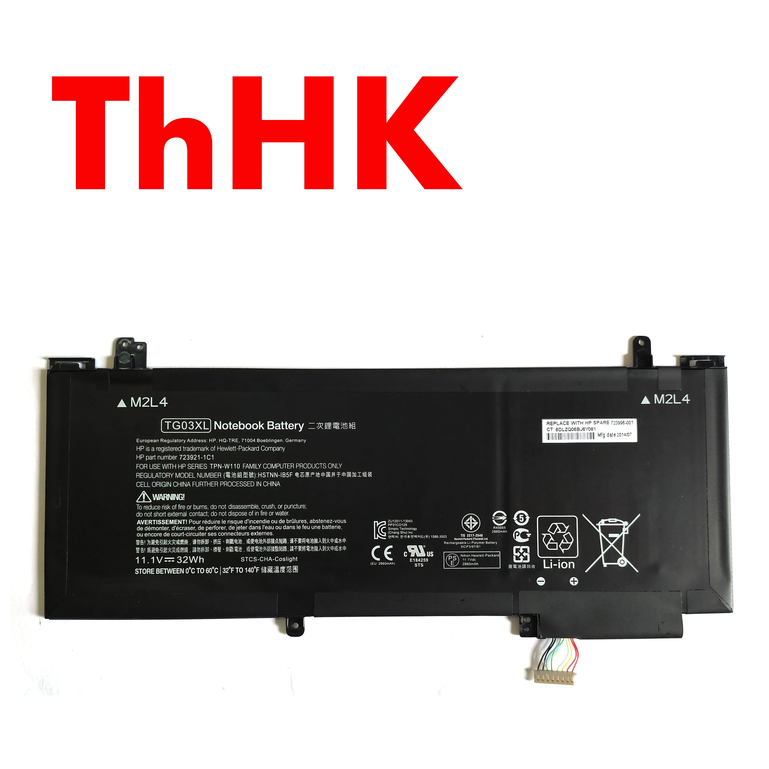 Genuine-Original-32Wh-TG03XL-TGO3XL-723921-1C1-TPN-W110-HSTNN-IB5F ...