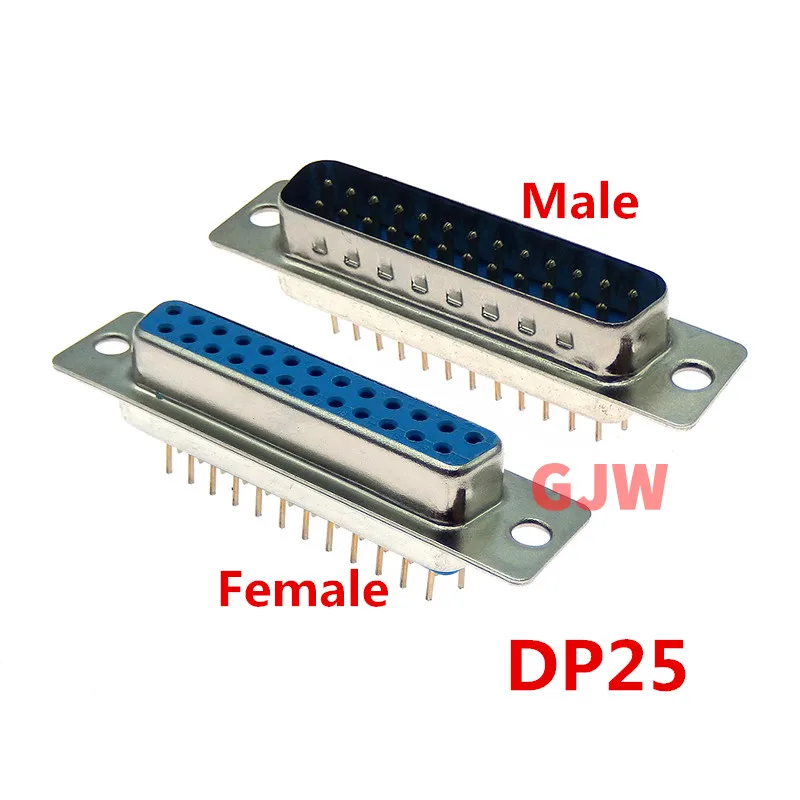 1PCS-DP25-MALE-FEMALE-CONNECTOR-Insert-plate-type-D-Sub-Mounting-DB25 ...