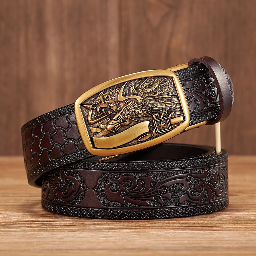 3-5cm-New-Eagle-Pattern-Buckle-Split-Leather-Belt-Quality-Alloy ...