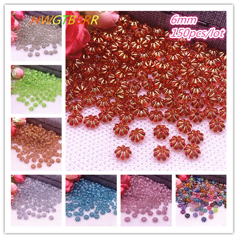 New 6x3mm Oval Acrylic Wheel Beads Loose Spacer Beads for Jewelry ...