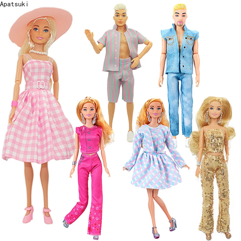 Movie-Fashion-Doll-Clothes-Set-For-Barbie-Doll-Outfits-Top-Pants-Dress ...