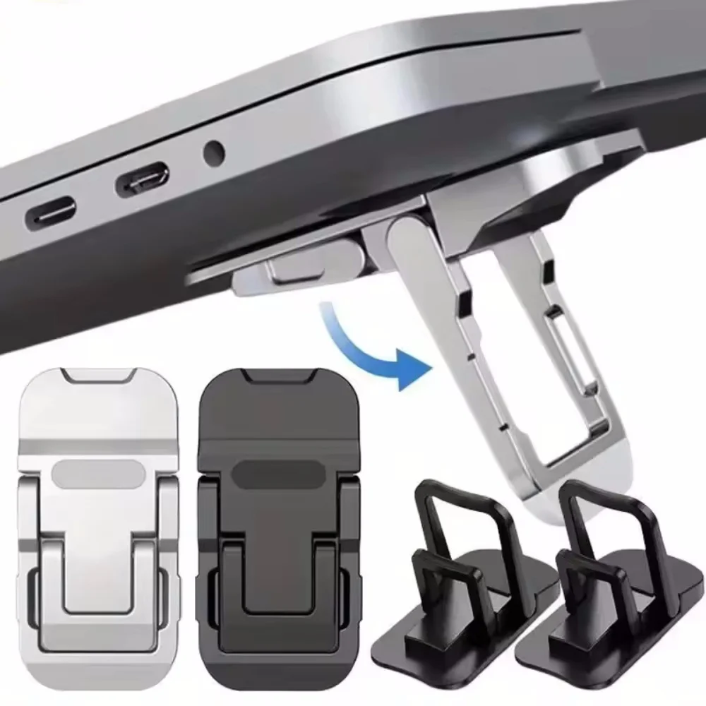 Adjustable Folding Laptop Stand Mini Legs Ultra-thin Portable Support ...