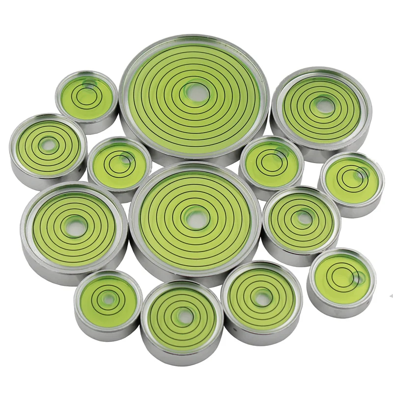 Horizontal-Bead-Metal-Round-Universal-Spirit-Level-Bubble-Green-in ...