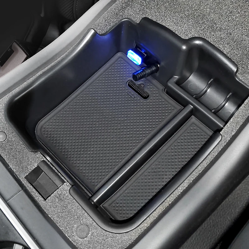 Center Console Armrest Storage Box For Porsche Cayenne 2011 2012 2013 ...