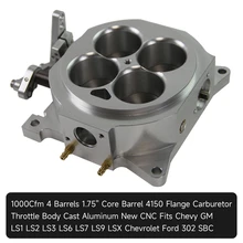 Cast Aluminum 1000cfm 4 Barrels 1.75'' Core 4150 Flange Carburetor ...