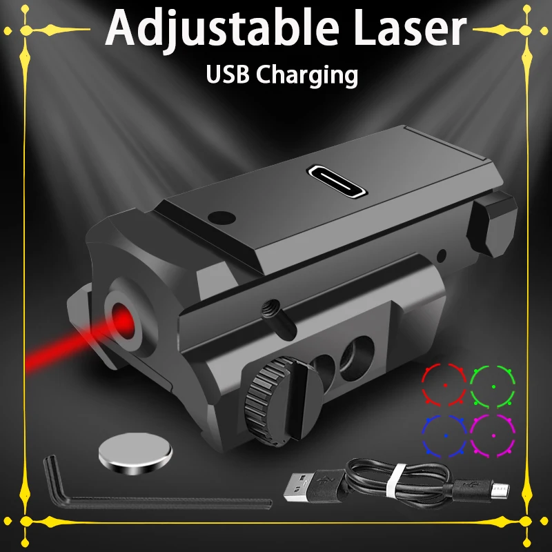 Hunting-Red-Dot-Laser-Sight-Laser-Wavelength-650nm-Picatinny-Rail-Sight ...