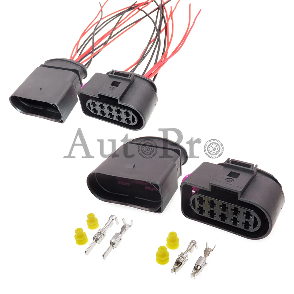 1 Set 10 Pin 1J0973835 1J0973735 1813346-1 493577-1 AC Assembly ...