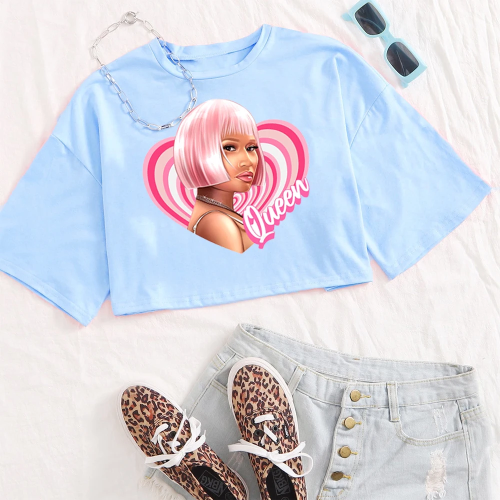 Nicki Minaj Queen of Rap Crop Tops Nicki Minaj Merch Pink Friday 2 sold ...
