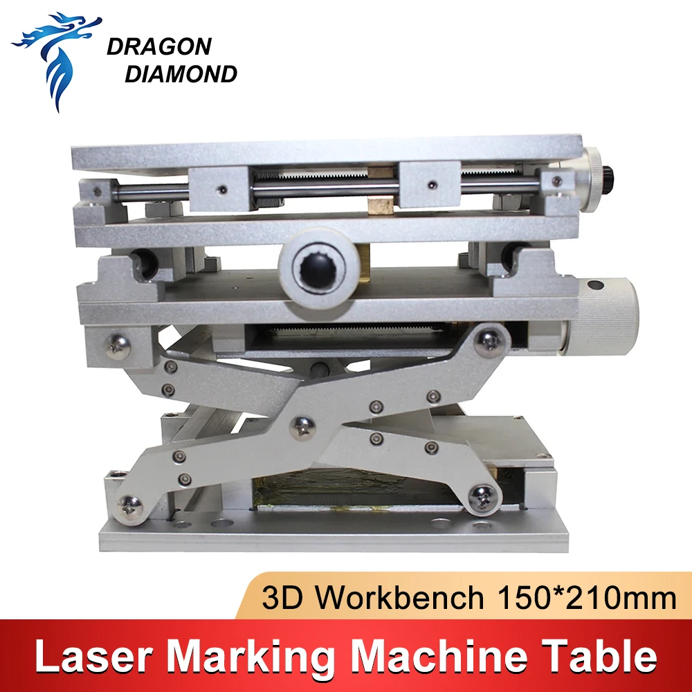 3 Axis Xyz Moving Work Table Positioning Workbench Aluminum Alloy ...