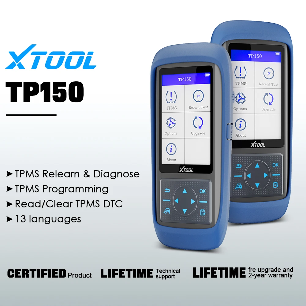 XTOOL-TP150-TPMS-Programming-Tool-For-315Mhz-433Mhz-Sensors-Tire-Pressure-Reset-Tool-Sensor ...