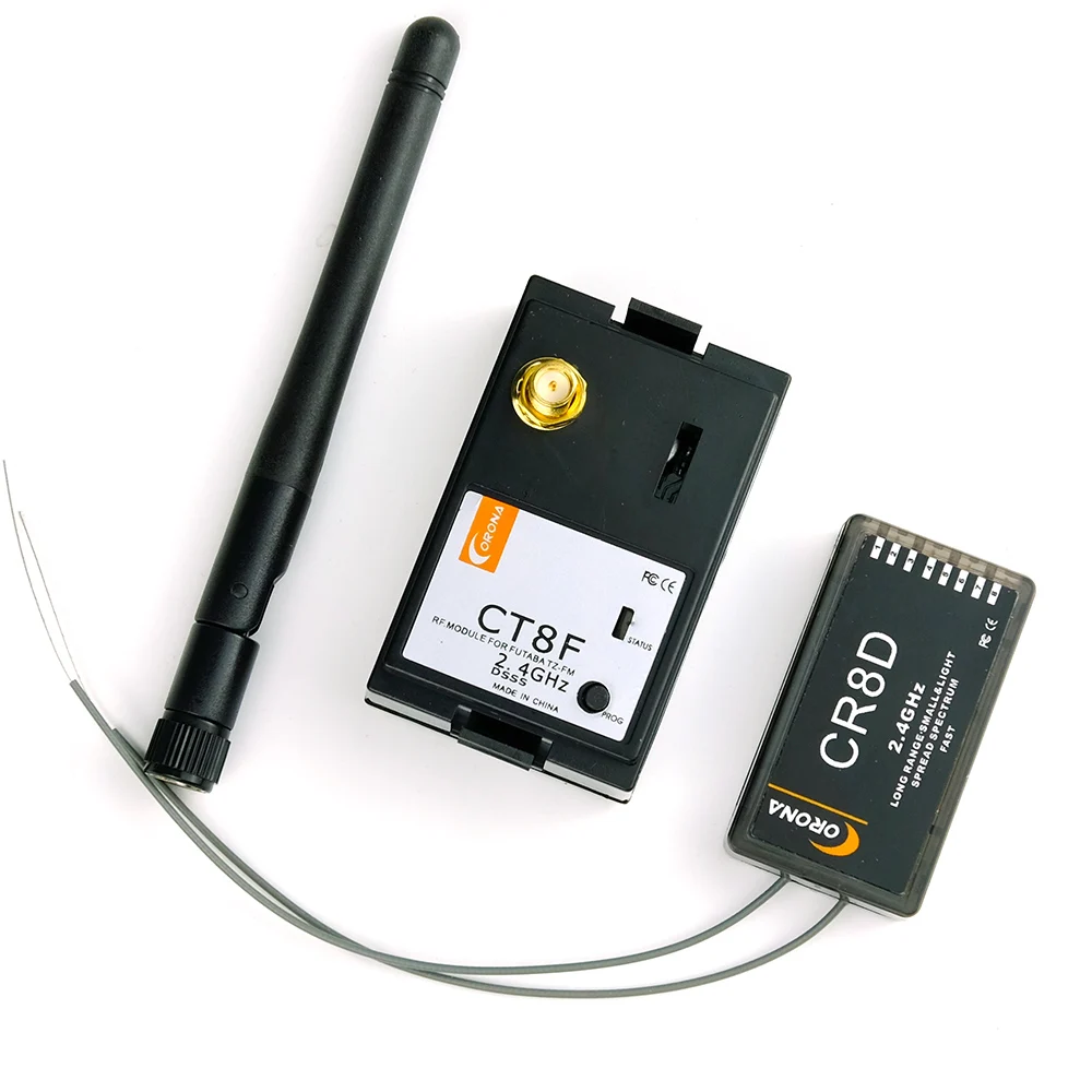 Corona-2-4Ghz-Futaba-HiTec-Module-Tx-Rx-Combo-Kit-CR8D-and-CT8F-V2-DSSS ...