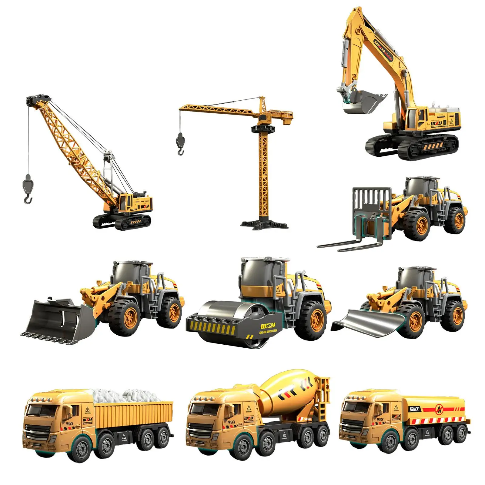 Engineering-Vehicles-Construction-Toy-Diecast-Model-Vehicle-Small ...