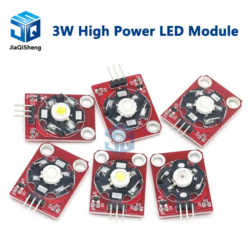 3W-High-Power-LED-Module-Blue-Green-Purple-Red-White-Yellow-LED-with ...